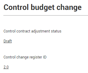 Execute the Change Order