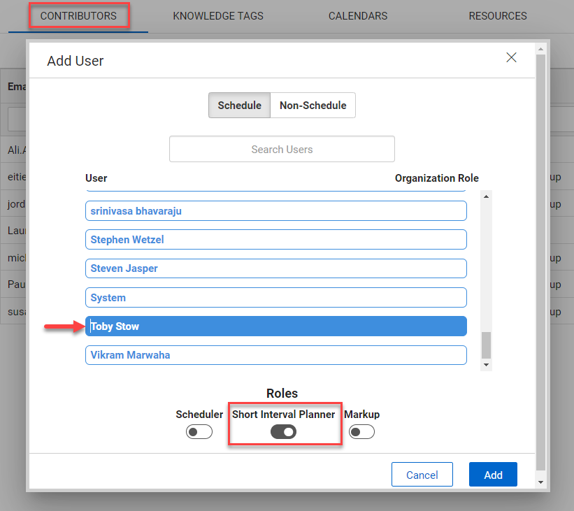 Assign Field Planners to Activities